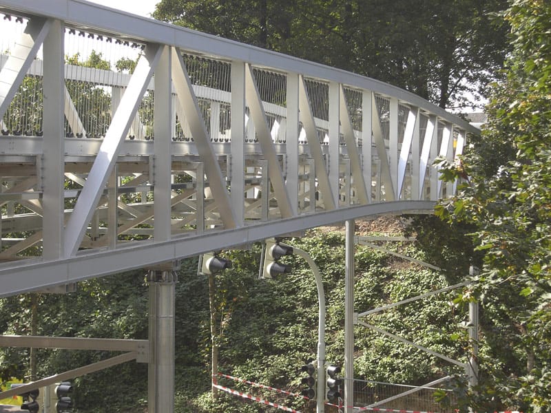 Aluminium Bridge and pedestrian footbridge Bridge and pedestrian ...