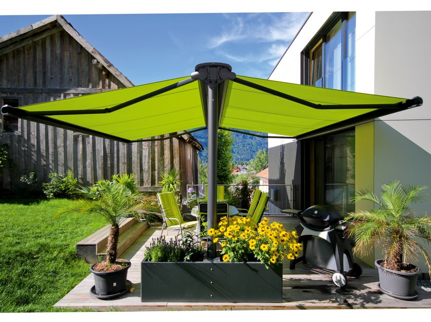 Toldo independente com braços articulados MARKILUX SYNCRA FLEX 2-SYNCRA ...