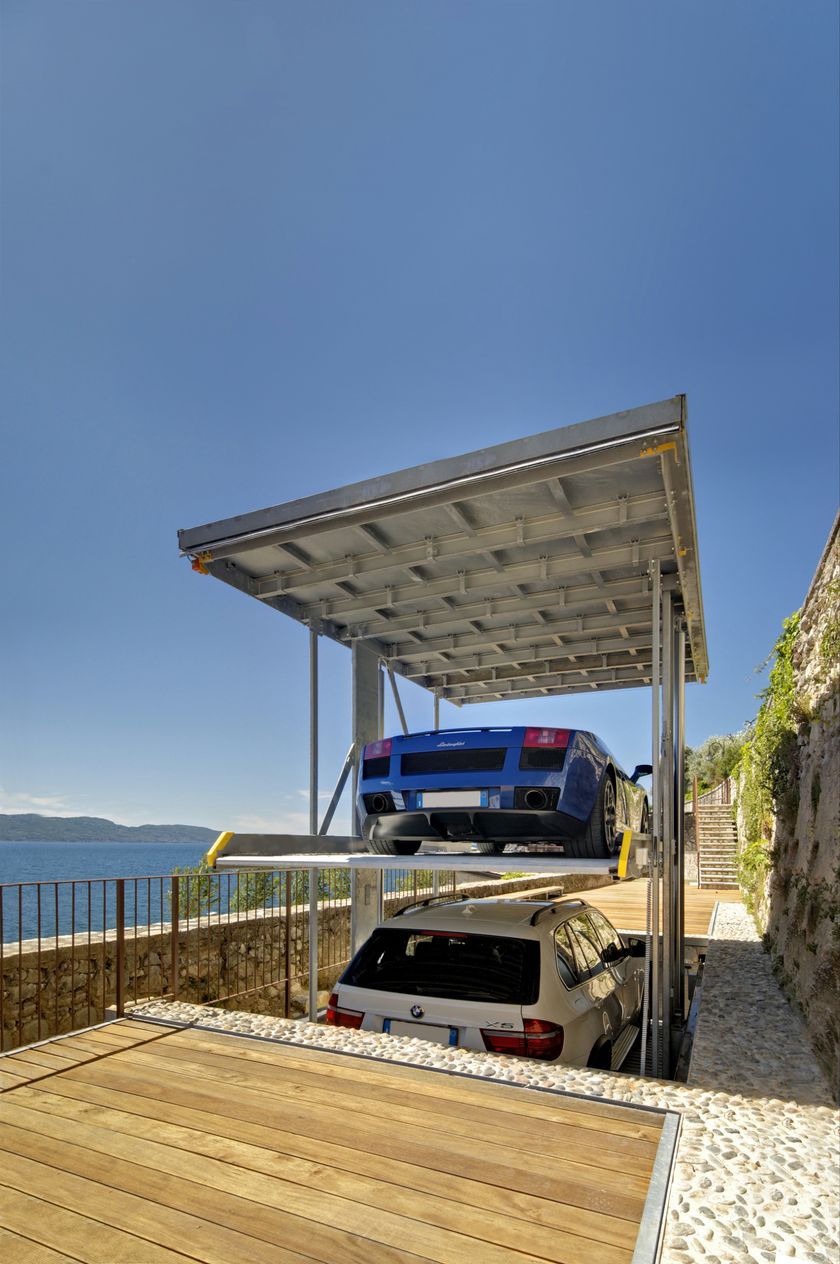 Elevador e plataforma elevatória para automóvel SERIES C By IDEALPARK