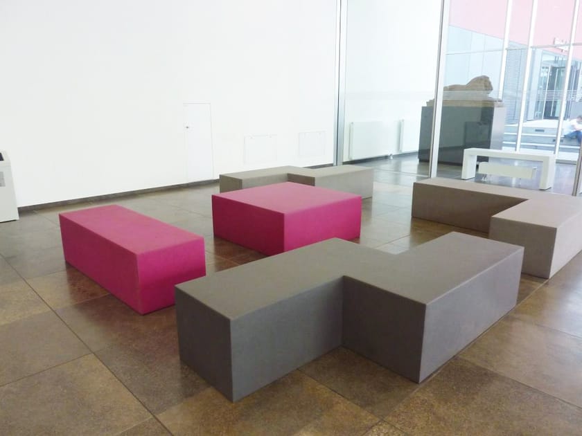 Backless QM Foam bench seating INFINITY Z-SEAT By Quinze & Milan