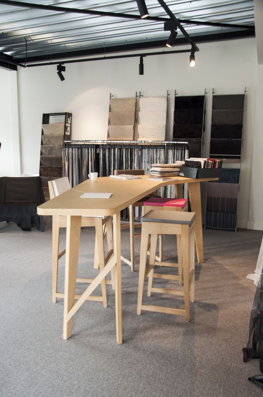Wooden and QM Foam barstool ROOM 26 BARCHAIR 01 By SDC LAB_Quinze & Milan