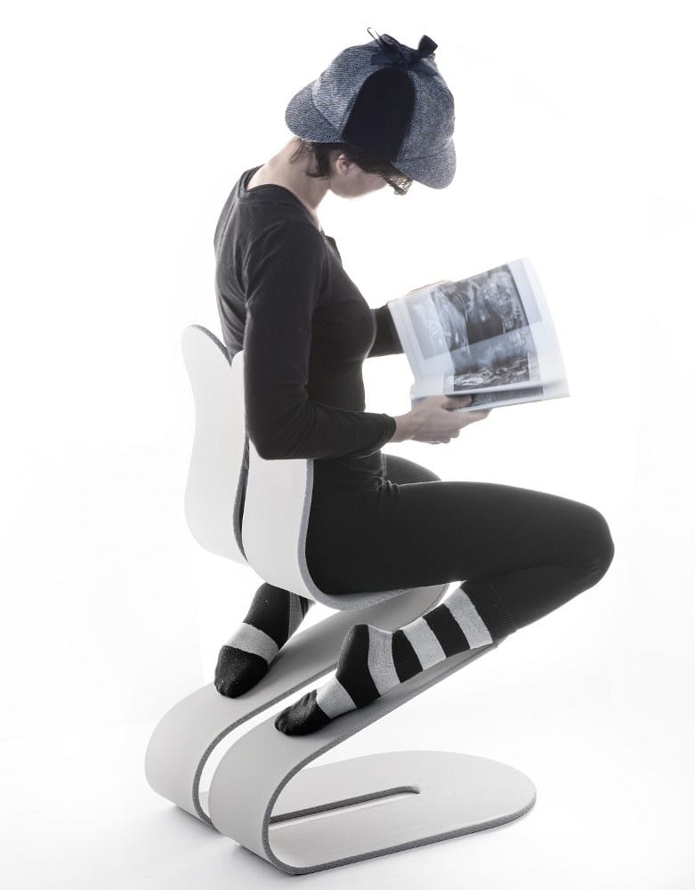 FLUID RIBBON | Upholstered chair By Lamberti Design design Michael D'Amato