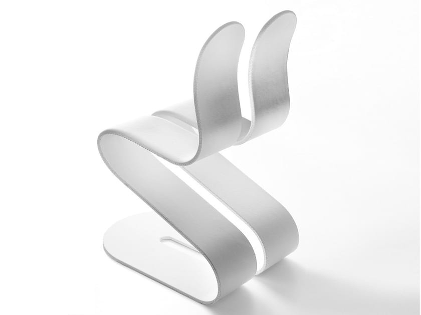 FLUID RIBBON | Upholstered chair By Lamberti Design design Michael D'Amato