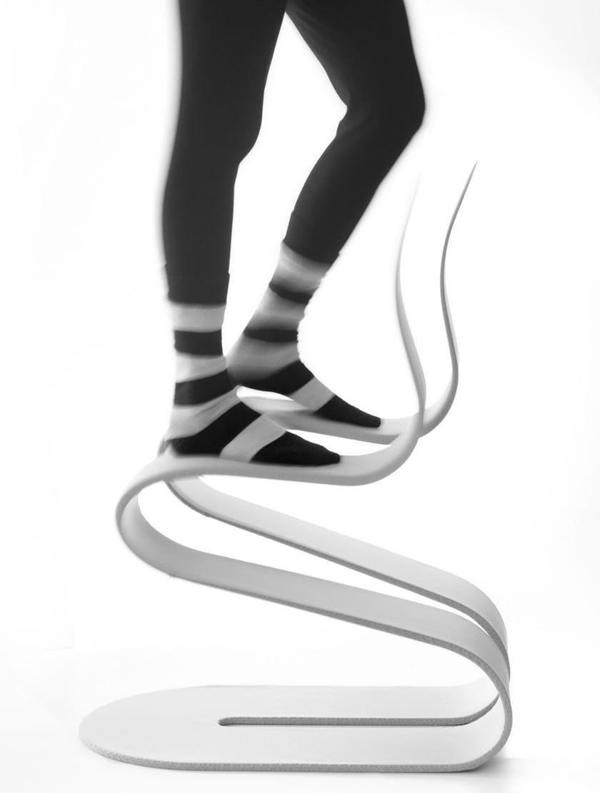 FLUID RIBBON | Upholstered chair By Lamberti Design design Michael D'Amato