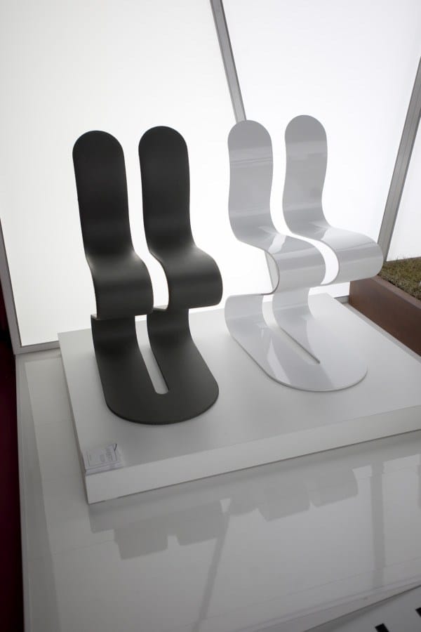 FLUID RIBBON | Upholstered chair By Lamberti Design design Michael D'Amato