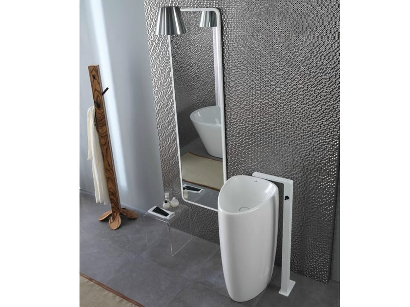 Lavabo freestanding in ceramica LOUNGE | Lavabo freestanding - NOKEN
