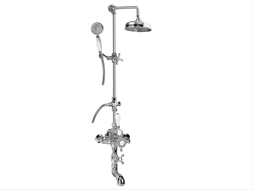 ADLEY Classic style wall-mounted shower panel with hand shower By GRAFF