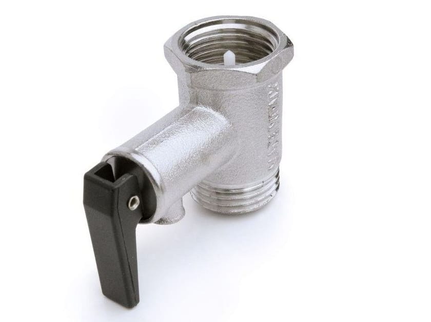 Safety valve G1/2" M x G1/2" F with lever Safety valves for water ...