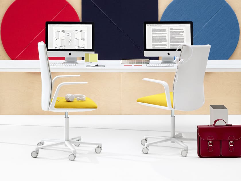 KINESIT | Task chair with armrests By arper design Lievore Altherr Molina