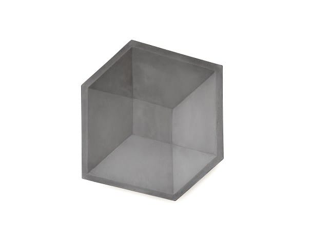 Concrete plate CUBE PLATE By URBI et ORBI