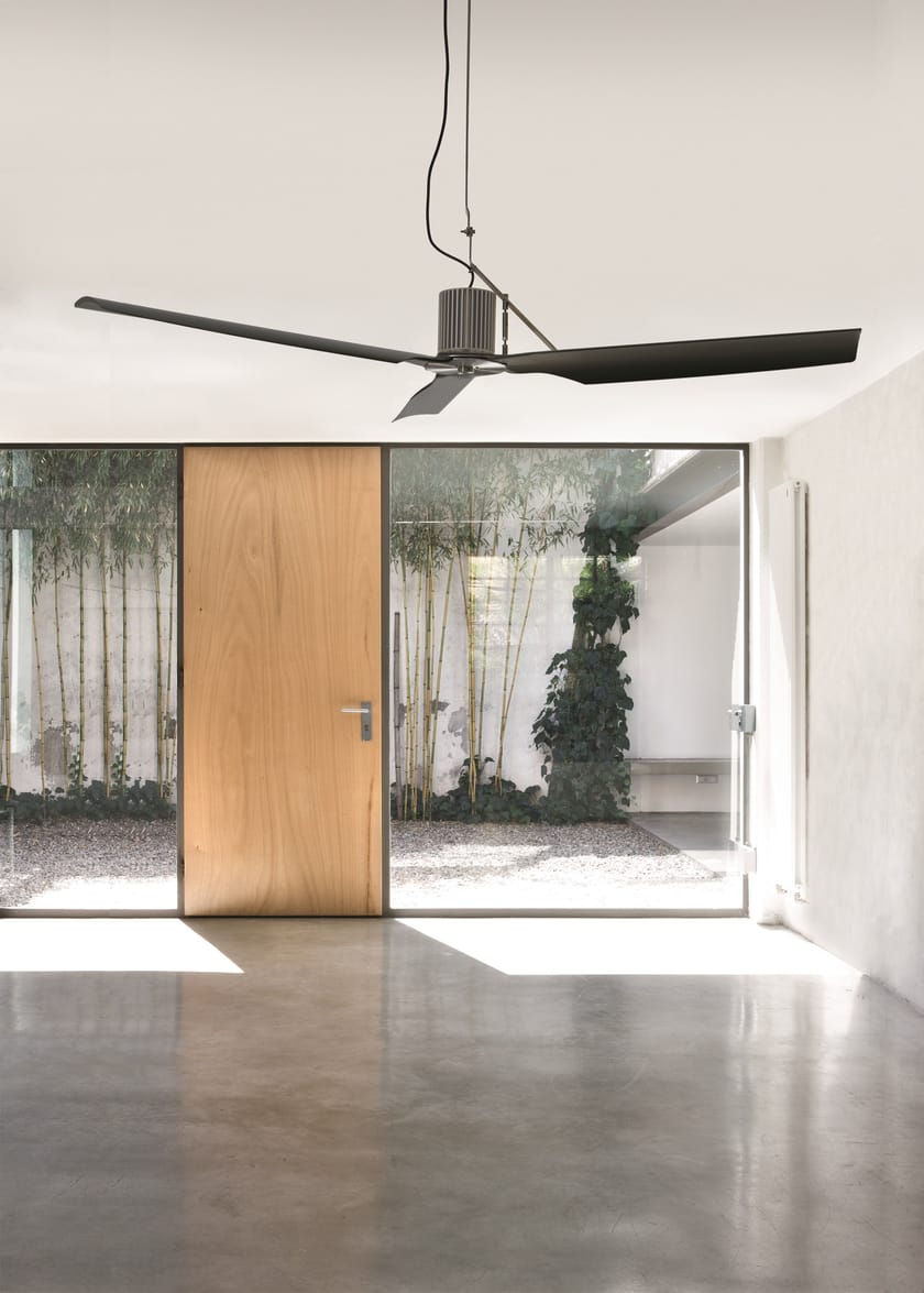 Ceiling mounted fan TWO 02 By Ceadesign design Giulio Gianturco