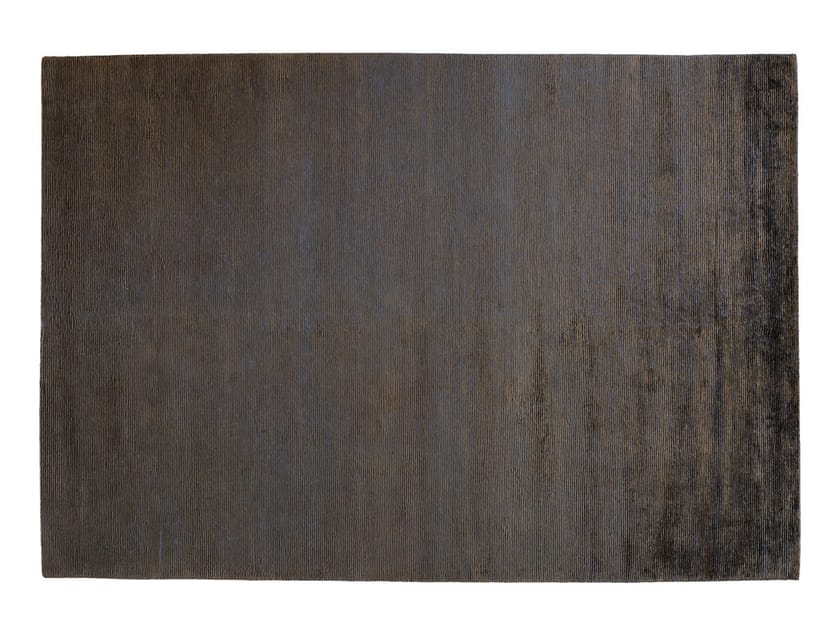 Solid-color rectangular rug RIBBED By Toulemonde Bochart