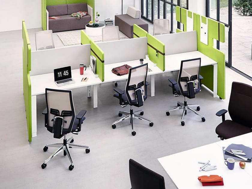 TEAM.WORK.SPACE | Multiple office workstation By König Neurath design ...