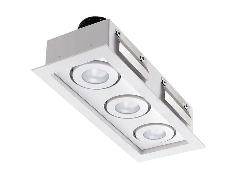 Quad Maxi 3.3 Recessed LED multiple spotlight By L&L Luce&Light