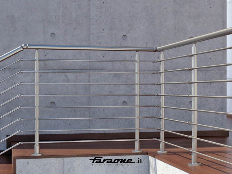 Baranda de aluminio para balcones PENTA By FARAONE