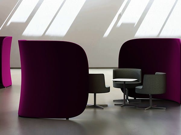 Free standing workstation screen BUTTERFLY By Brunner design Jehs+Laub