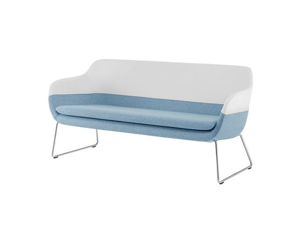 CRONA 2 seater sled base sofa By Brunner | design Archirivolto - Pocci ...