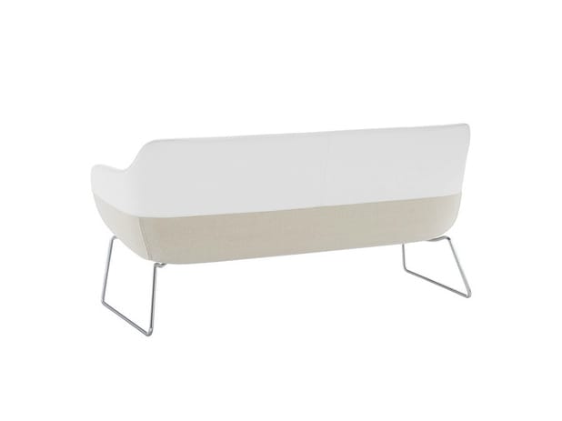 CRONA 2 seater sled base sofa By Brunner | design Archirivolto - Pocci ...