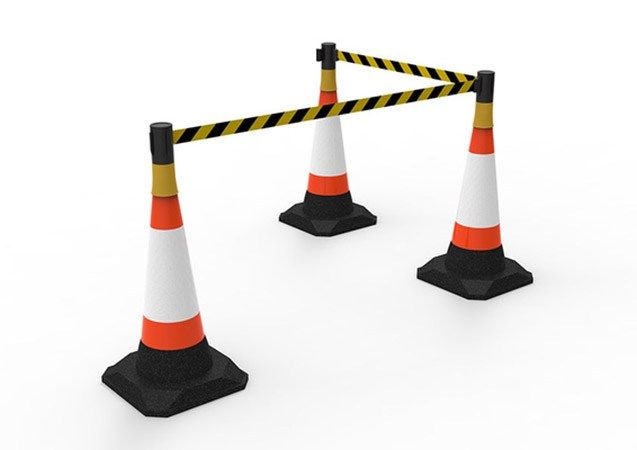 Delimitatore di aree, colonnina Paletti segnalatori di sicurezza By ...