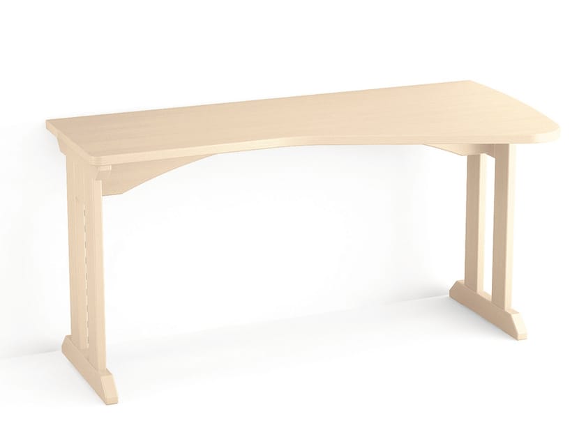 Rectangular writing desk By Scandola Mobili
