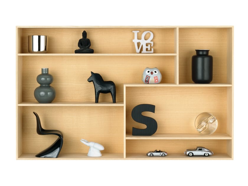 Modular ash bookcase TREASURE BOX By Schönbuch design James Irvine