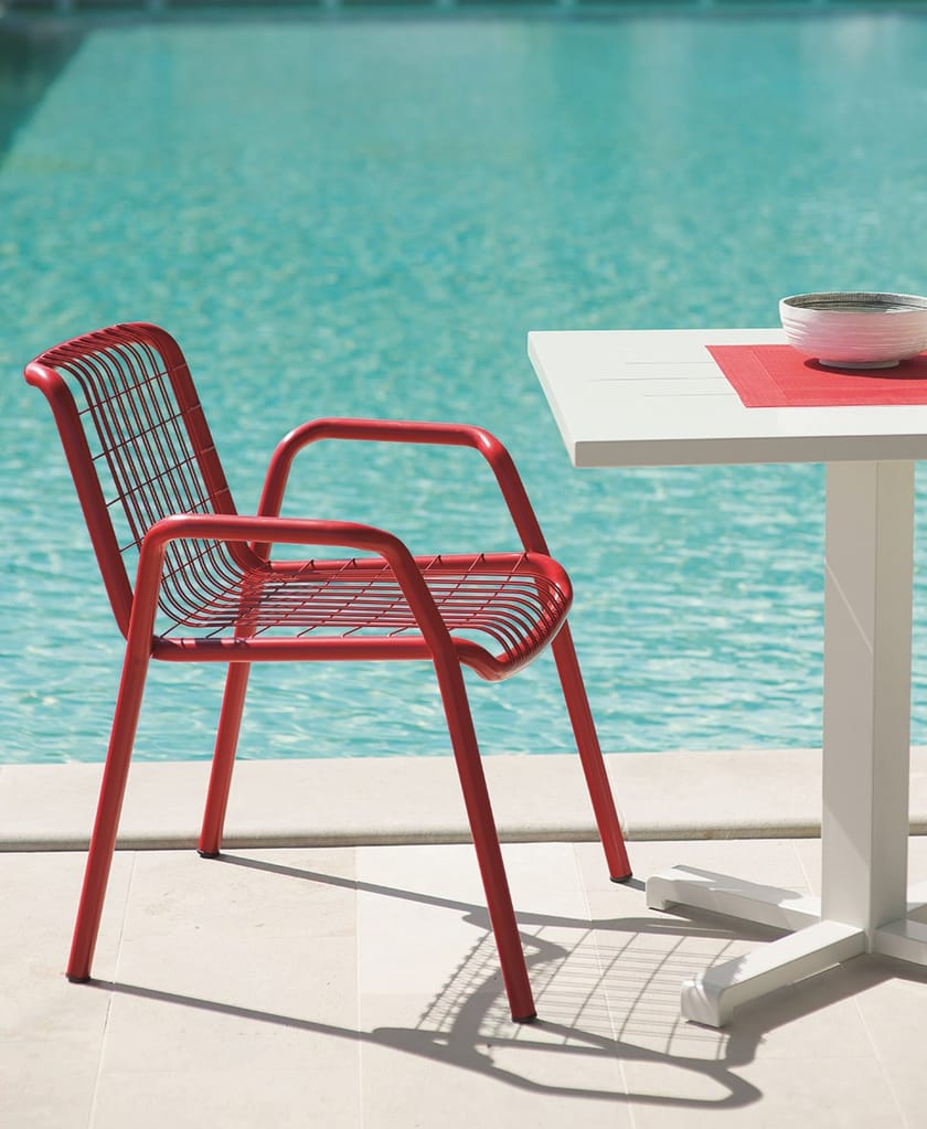 STITCH | Metal chair By Ethimo