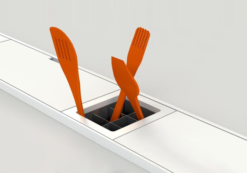 Kitchen equipped track EASYRACK KITCHEN STEP | Spoon holder By DOMUSOMNIA