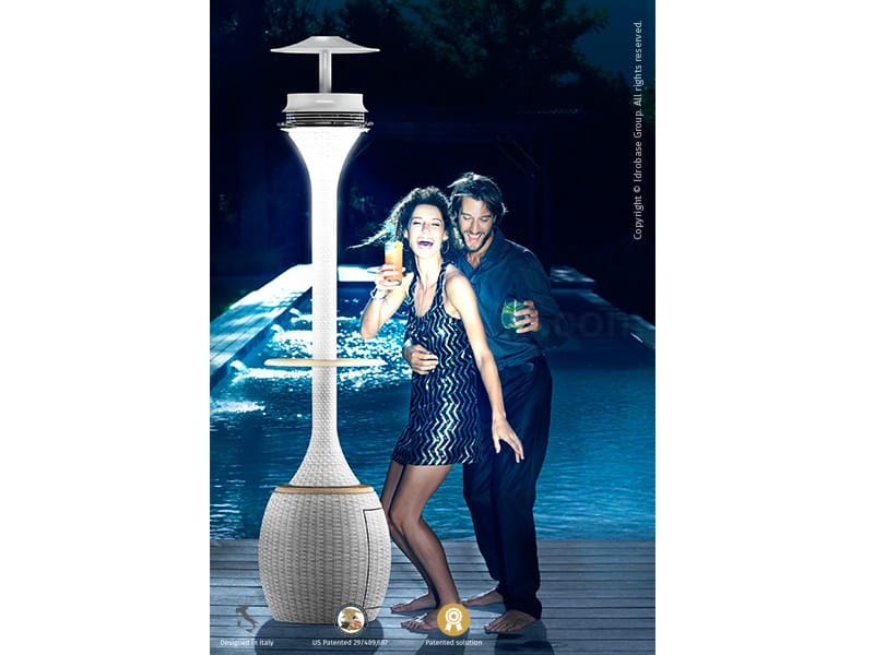 Floor standing misting system with LED lights AURORA By Enjoy your Life