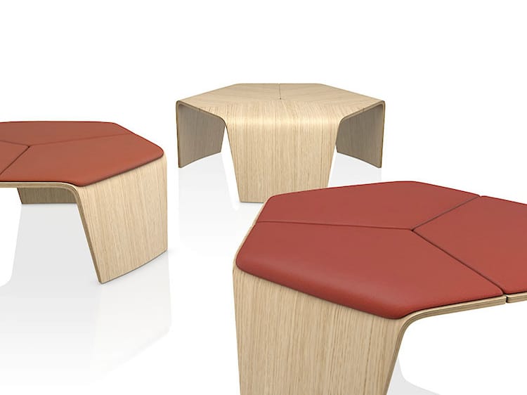 HOC LOUNGE SEATING ELEMENT | Low stool By Brunner