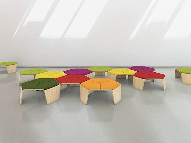HOC LOUNGE SEATING ELEMENT | Low stool By Brunner