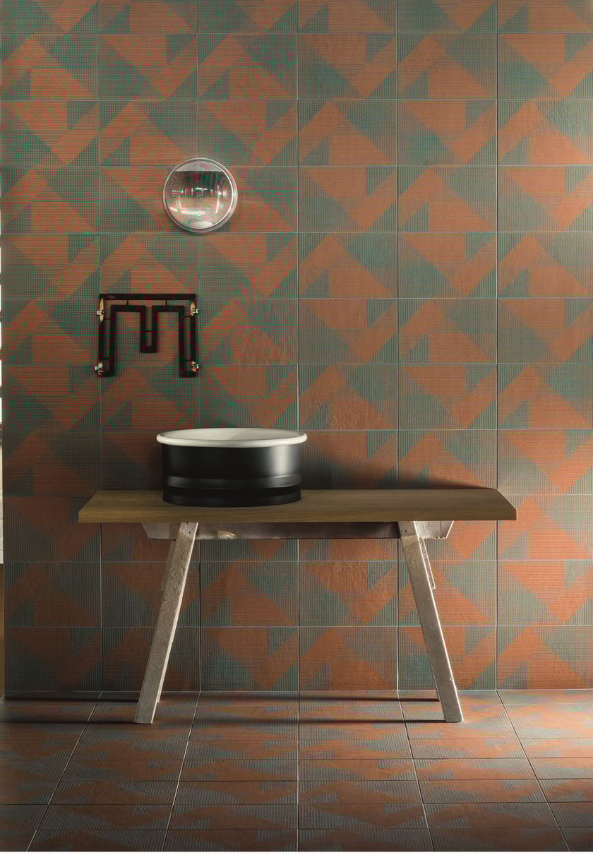 Porcelain stoneware wall/floor tiles TIERRAS INDUSTRIAL FRAME RUST By ...