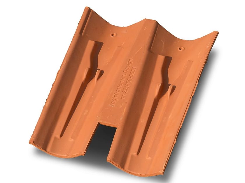 Telha colonial de terracota DOUBLE COPPO STOPPER By Tegolaia