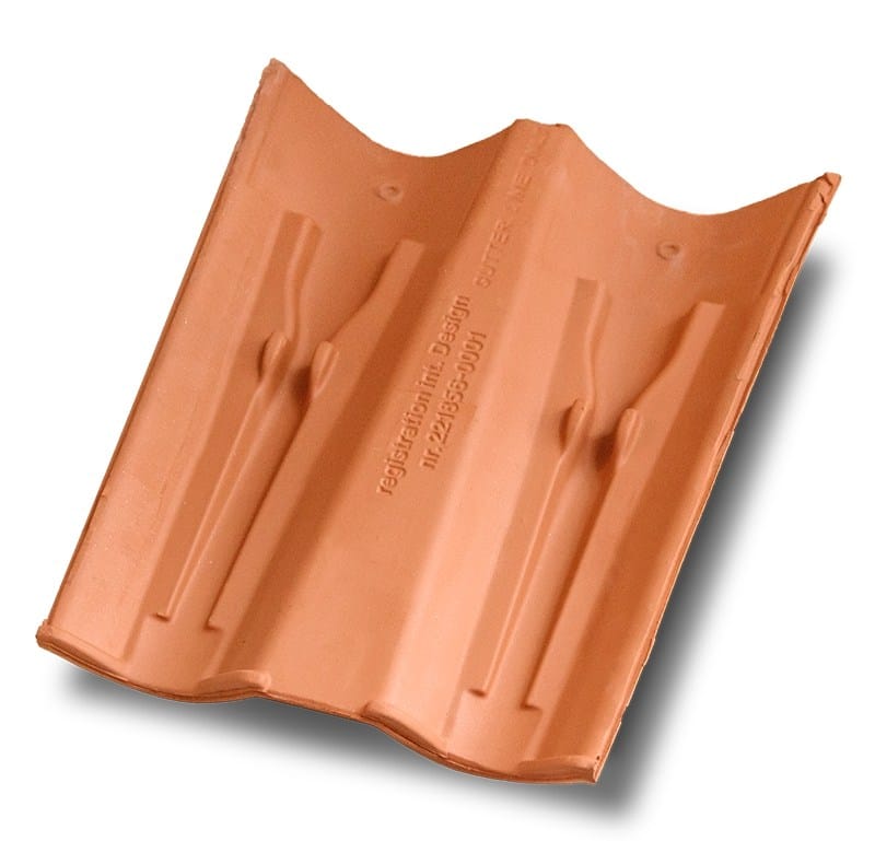 Telha colonial de terracota DOUBLE COPPO STOPPER By Tegolaia