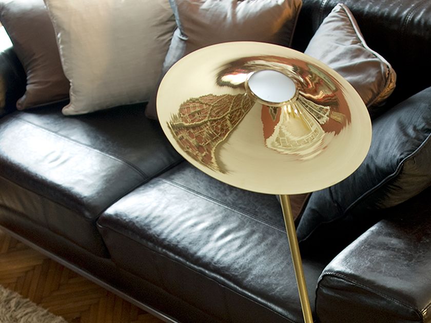 SKEW | Copper floor lamp By Intueri Light
