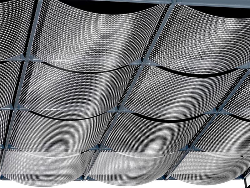 Pannelli per controsoffitto / Rete e tela metallica KONVEX By HAVER ...