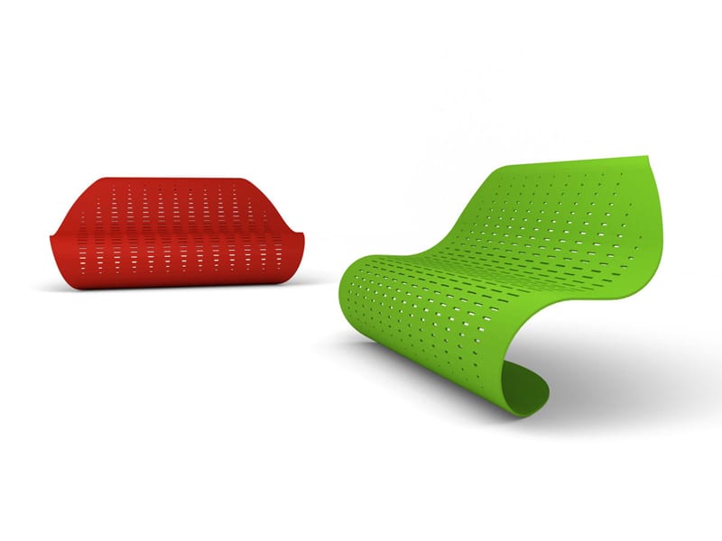 Steel Bench DALI' By LAB23 design GIBILLERO design