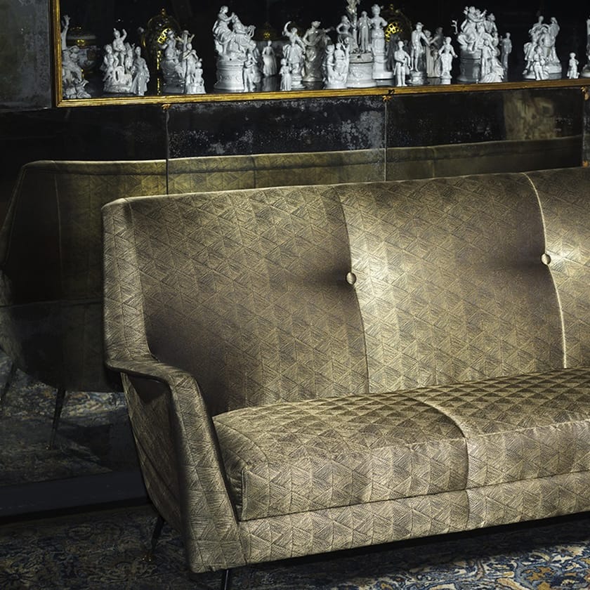 Synthetic fibre fabric with graphic pattern ALAYA By Dedar