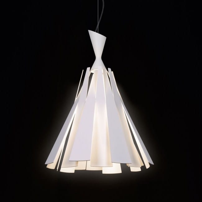 Aluminium pendant lamp METRONOME L By Delta Light