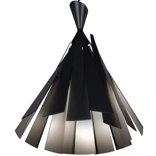 Aluminium pendant lamp METRONOME L By Delta Light
