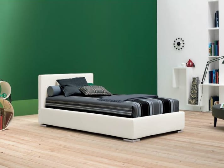 Letto contenitore singolo in tessuto MAX BOX By Twils