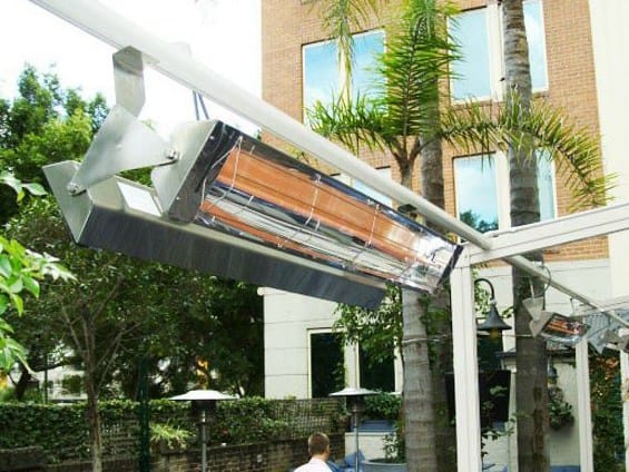 Heat diffuser for exterior ALFRESCO By Infralia