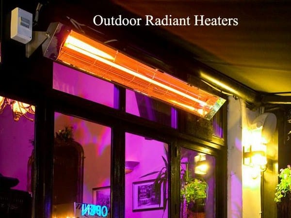 Heat diffuser for exterior ALFRESCO By Infralia