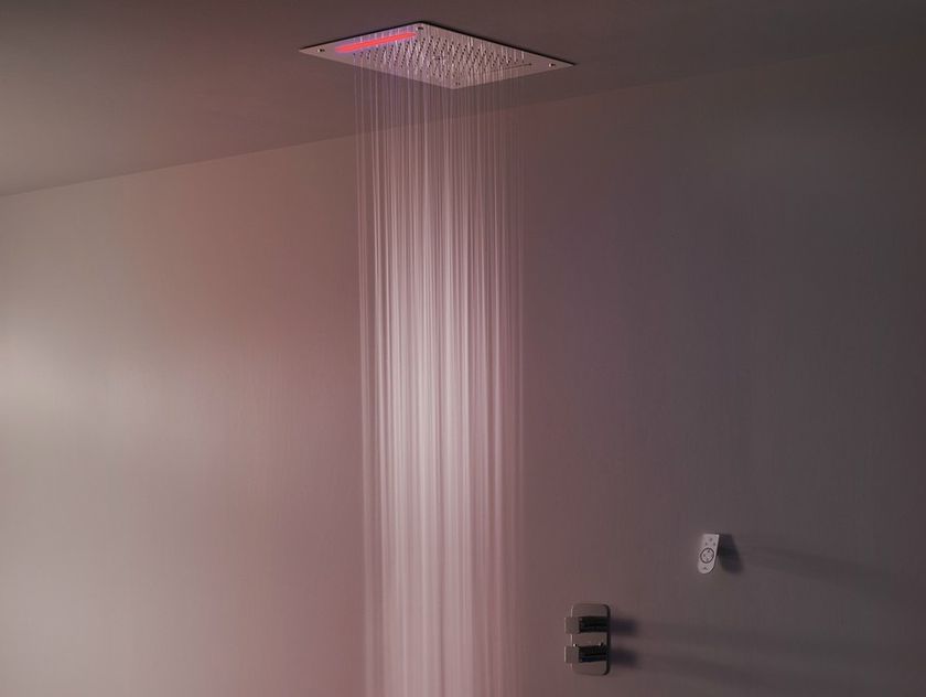 LOUNGE | Ceiling mounted overhead shower By NOKEN design Simone Micheli