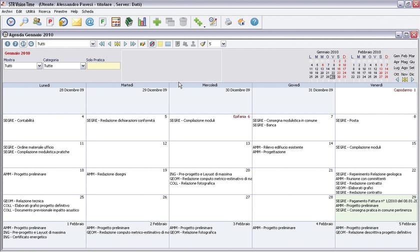 Office management, archiving / Professional fee STR VISION TIME By ...