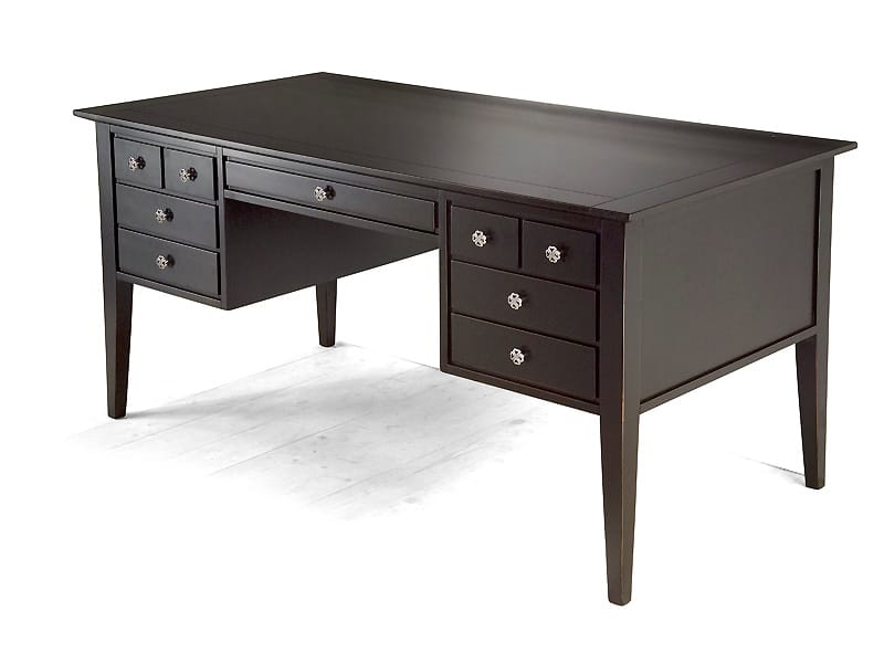 ASPEN Wooden writing desk with drawers By MARIONI | design Marioni Lab