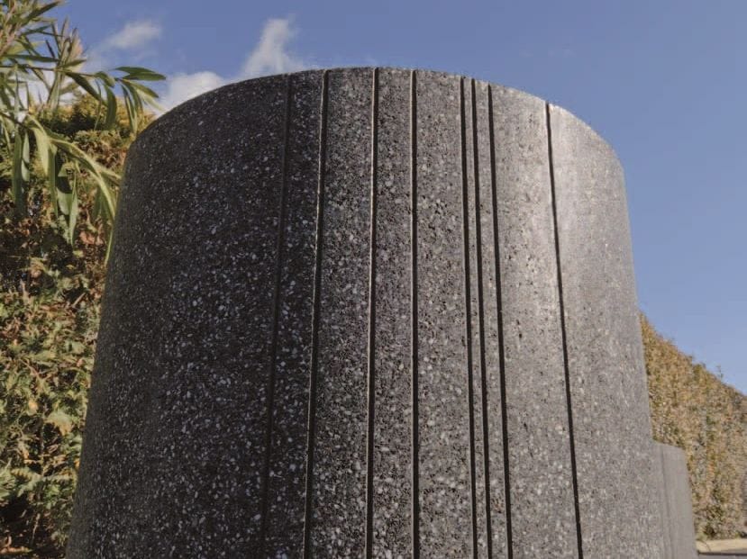 Outdoor chair CIRCLE PUFF By PAVESMAC