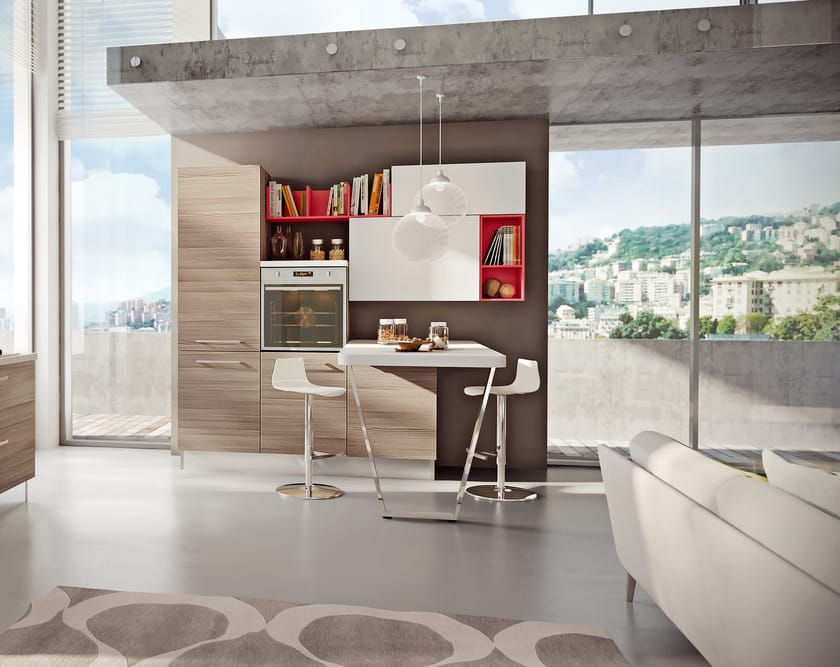 SWING | Lacquered kitchen By Cucine Lube design Studio Ferriani