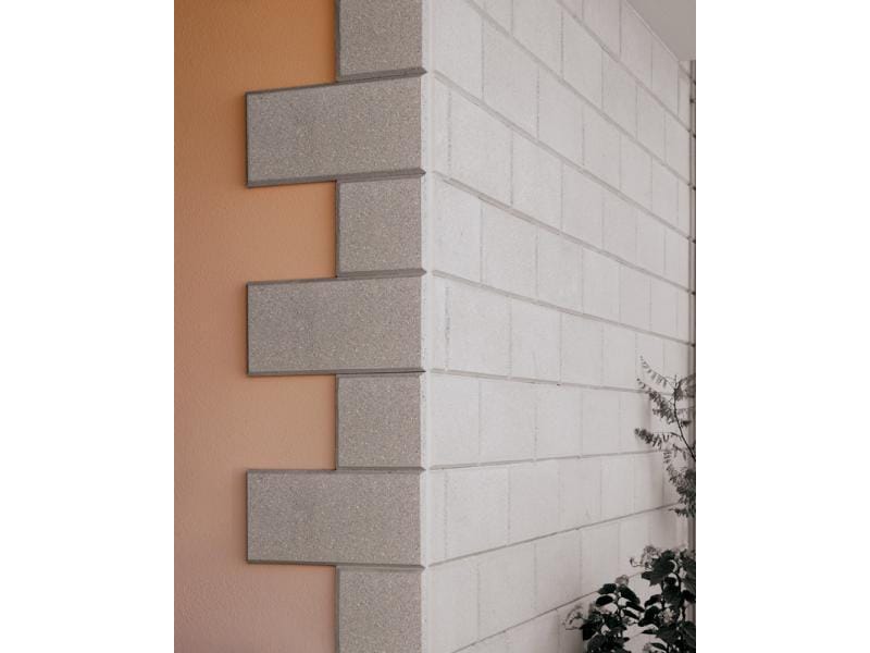 Outdoor concrete wall tiles COVERSTONE By LecaSistemi