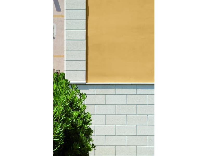 Outdoor concrete wall tiles COVERSTONE By LecaSistemi