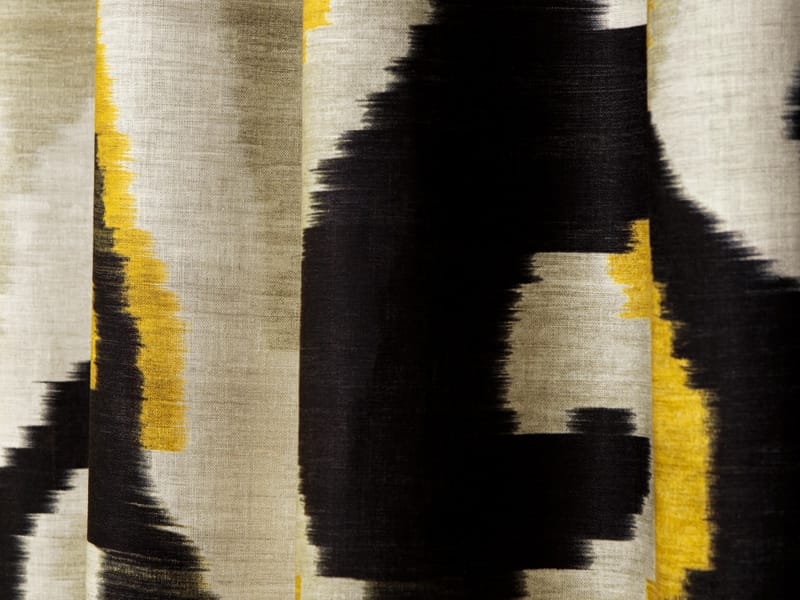 Linen fabric with graphic pattern ARTWORK By Dedar